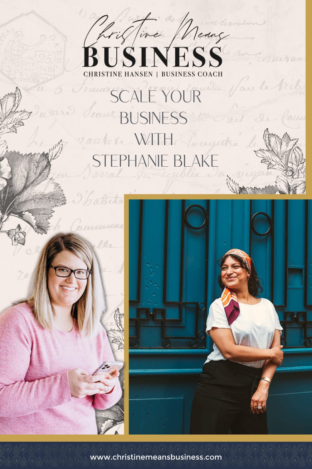 Scale your business with Stephanie Blake - Christine Means Business